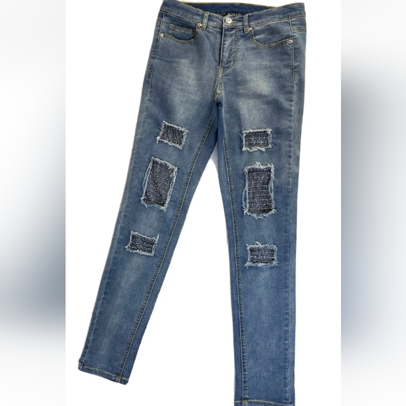 VENUS | Jeans | Venus Embellished Distressed High Rise Skinny Blue ...